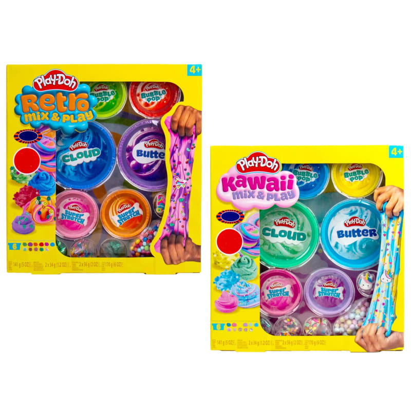 Play-Doh Mix and Play Compounds Kit - Retro | Toys and Games | B&M