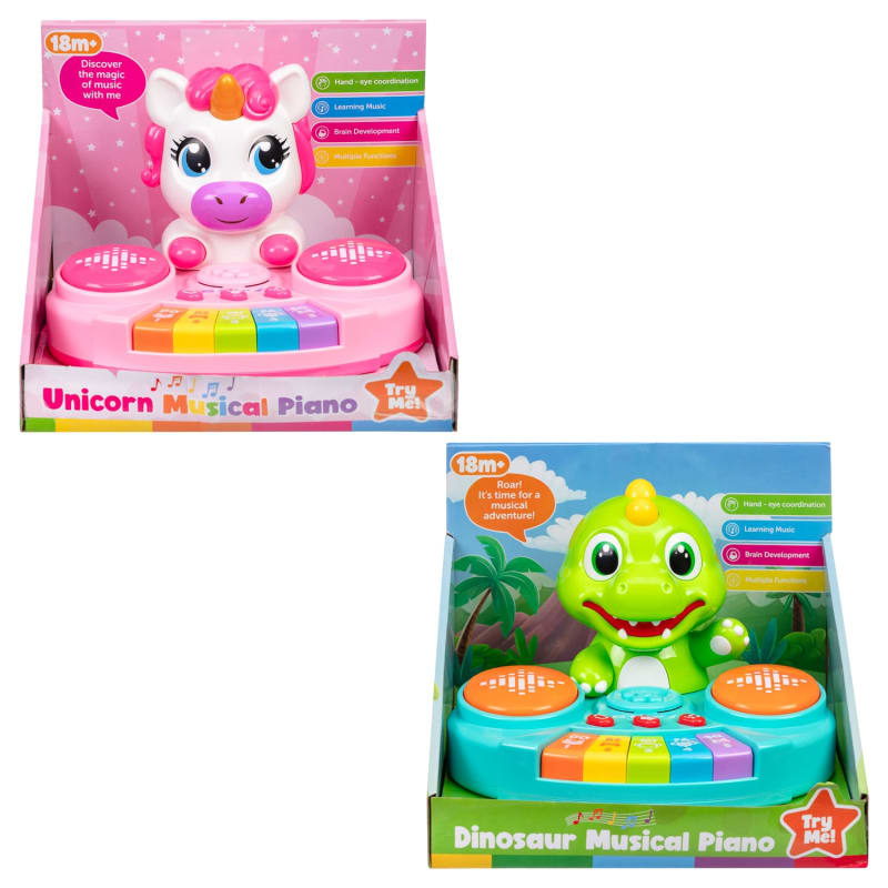 Musical Piano - Unicorn | Baby & Toddler Toys - B&M