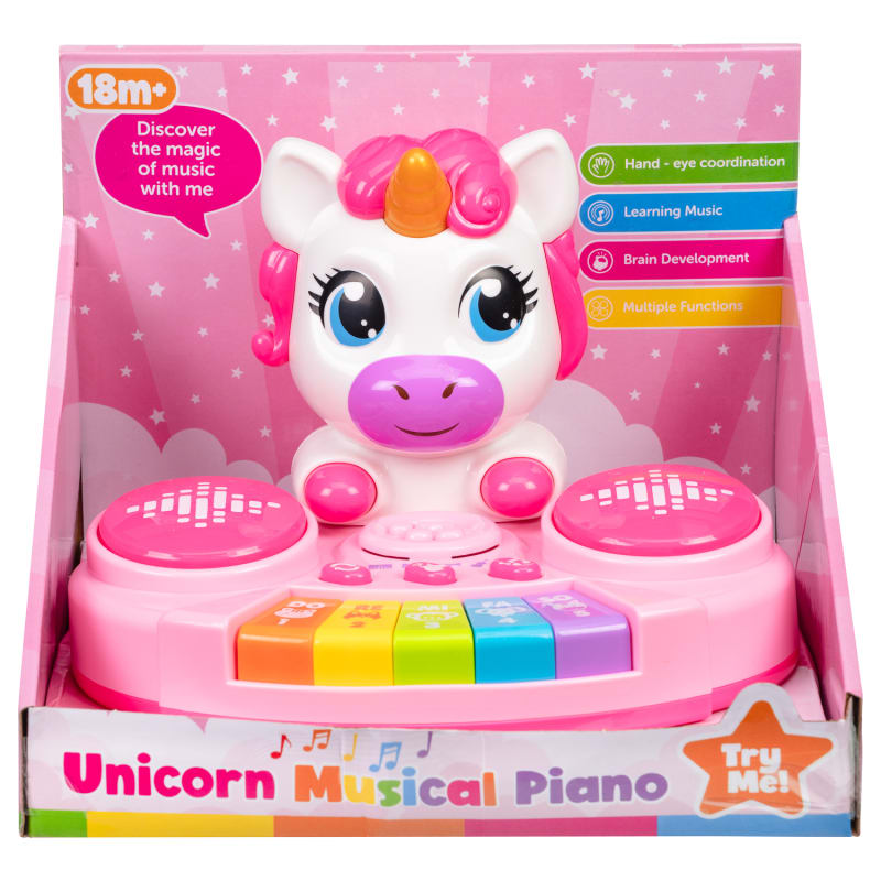 Musical Piano - Unicorn | Baby & Toddler Toys - B&M