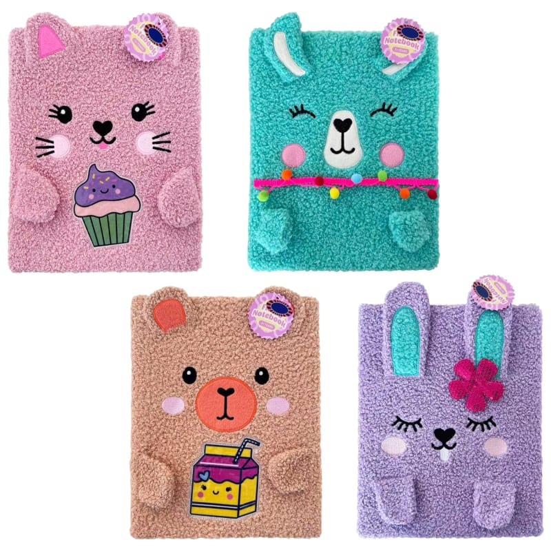 Fluffy Notebook - Bunny | Kids Stationery | B&M