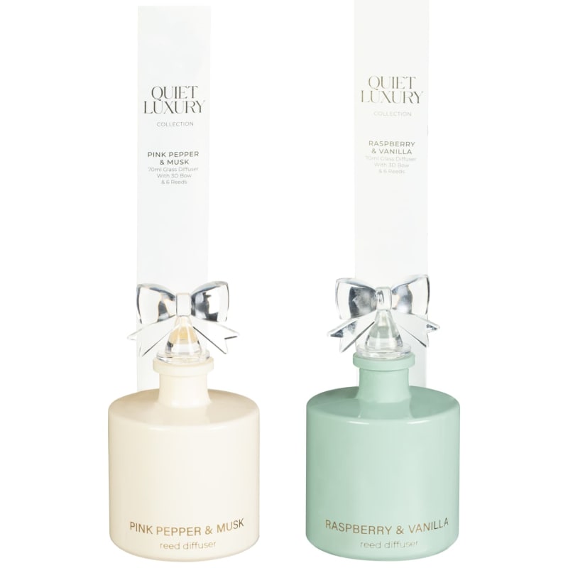 Quiet Luxury Reed Diffuser 70ml - Cream | Candles and Diffusers | B&M