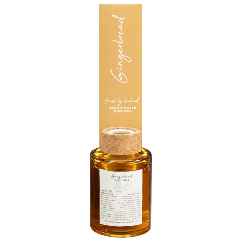Freshly Baked Scented Reed Diffuser - Gingerbread | Diffusers | B&M