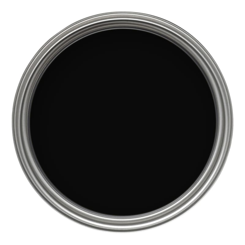 Crown Quick Dry Satin Paint 750ml - Jet Black | Paint | B&M