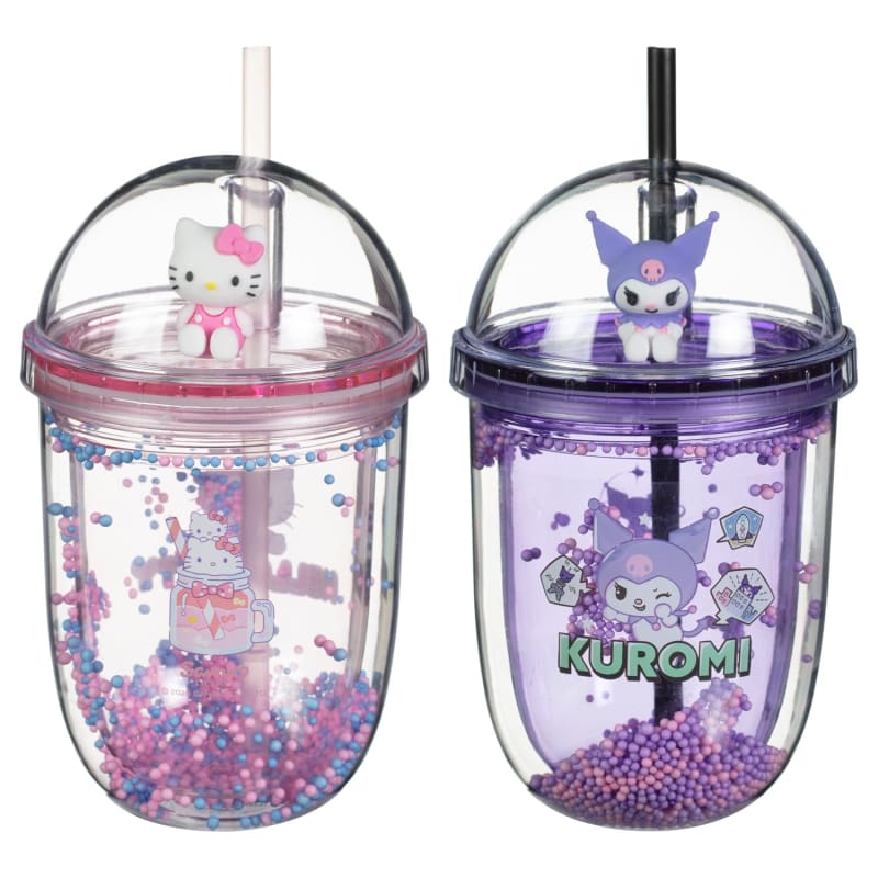 Hello Kitty Confetti Cup with Straw - Kuromi | Gifts for Kids | B&M