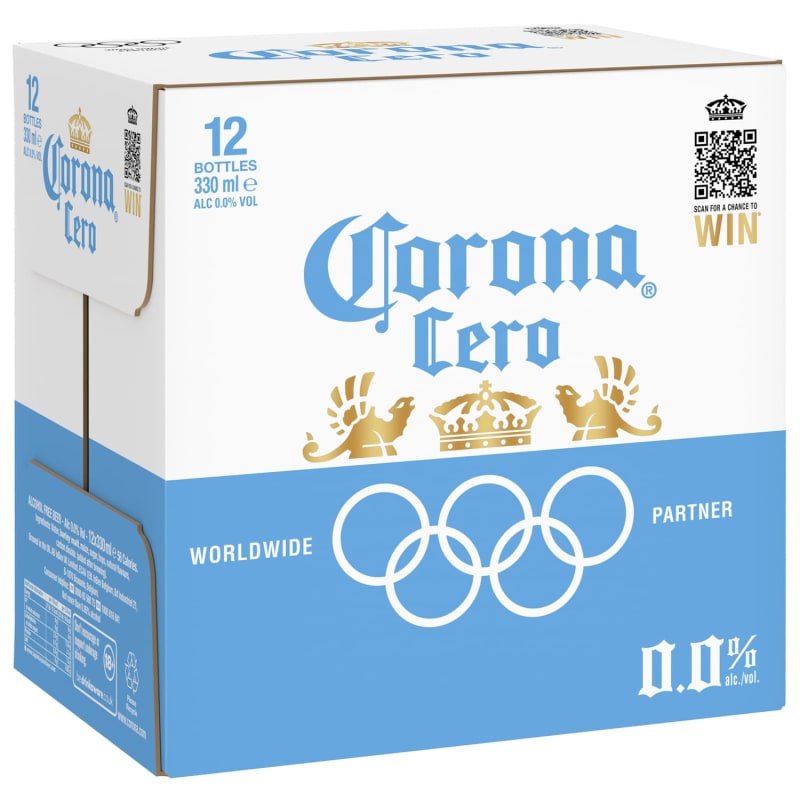 Corona Cero Alcohol Free Beer 12 x 330ml | Beer & Lager - B&M