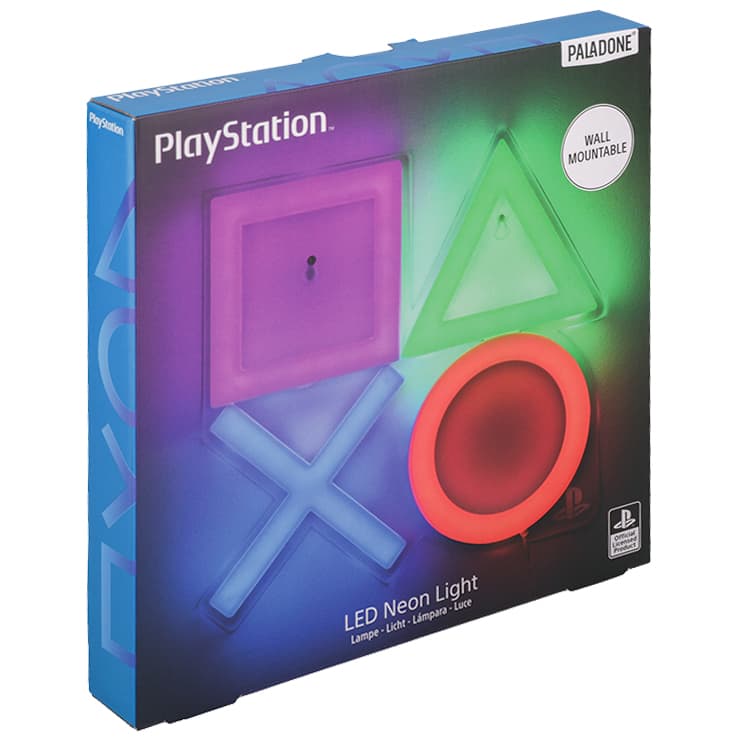 PlayStation Wall Mountable LED Neon Light | Gaming Accessories | B&M