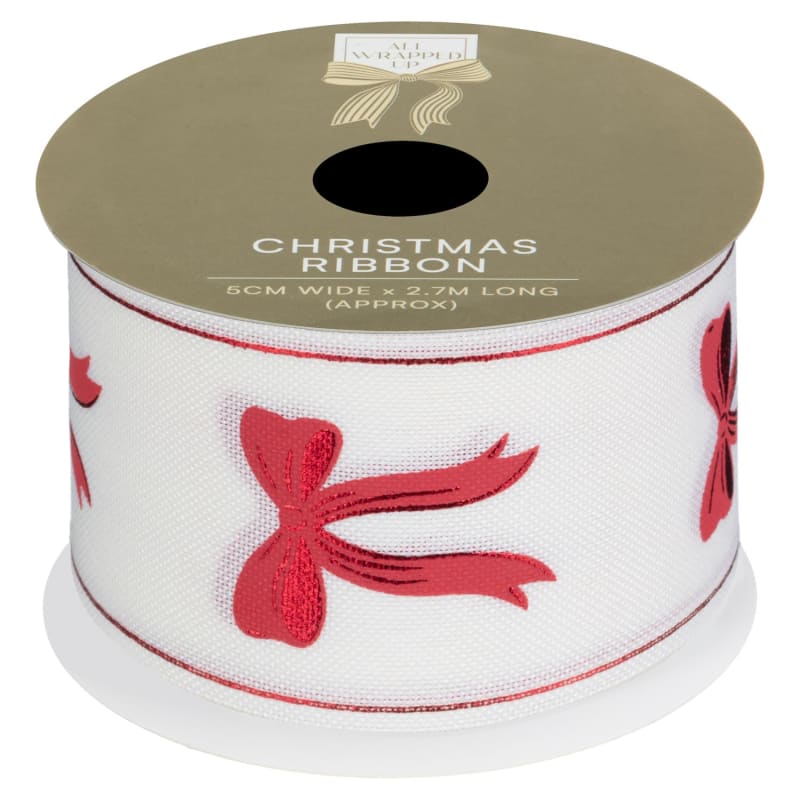 Traditional Ribbons 2.7m - Assorted | Christmas Wrapping | B&M