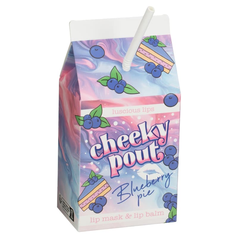 Cheeky Pout Lip Mask & Balm Carton - Blueberry | Beauty Gifts | B&M