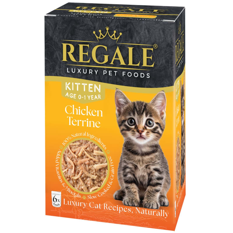 Regale Kitten Food 6pk - Chicken Terrine | Cat Food | B&M