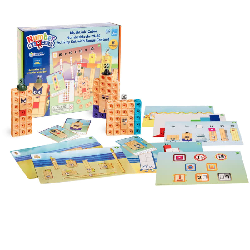 Numberblocks MathLink Cubes 21- 30 Activity Set | Toys | B&M
