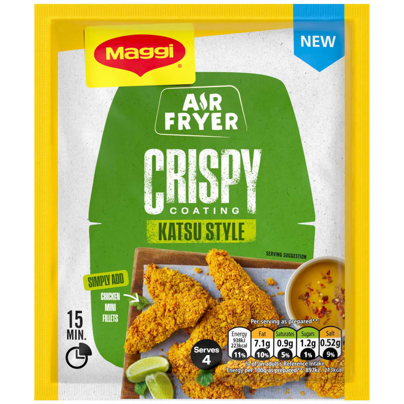 Maggi Air Fryer Crispy Coating Katsu Style 70g | Seasoning - B&M