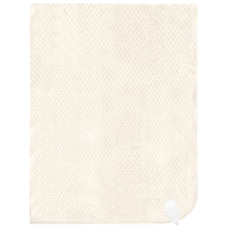 The Cosy Shop Waffle Heated Throw - Cream | Throws | B&M