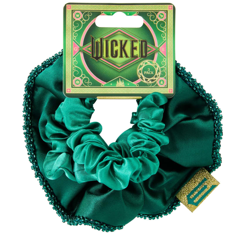 Wicked Hair Scrunchies 3pk - Elphaba | Wicked | B&M