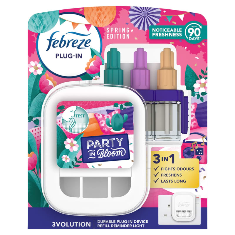 Febreze 3Volution Plug-In Starter Kit - Party In Bloom | Air Fresheners ...
