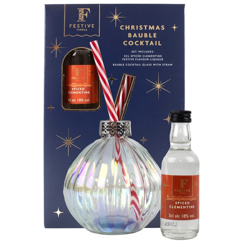 Festive Tipple Christmas Bauble Cocktail | Alcohol Gifts | B&M