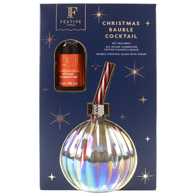 Festive Tipple Christmas Bauble Cocktail | Alcohol Gifts | B&M
