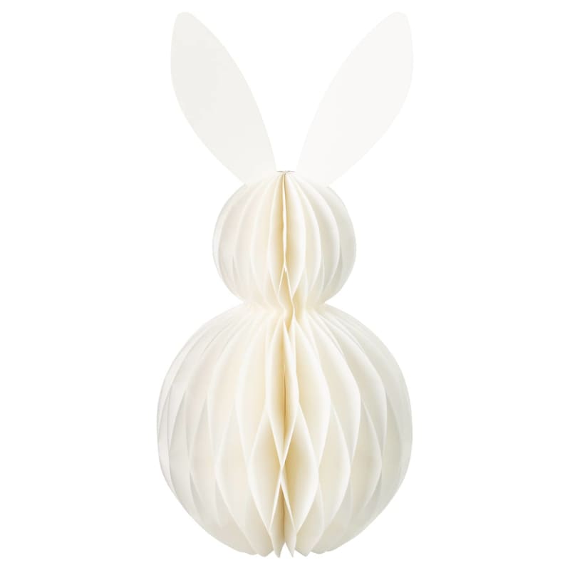White Honeycomb Bunnies 2pk | Easter | B&M
