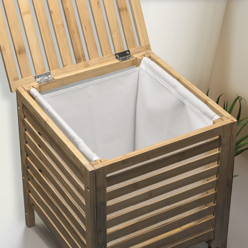 Simply Laundry Basket - Bamboo | Laundry Baskets | B&M