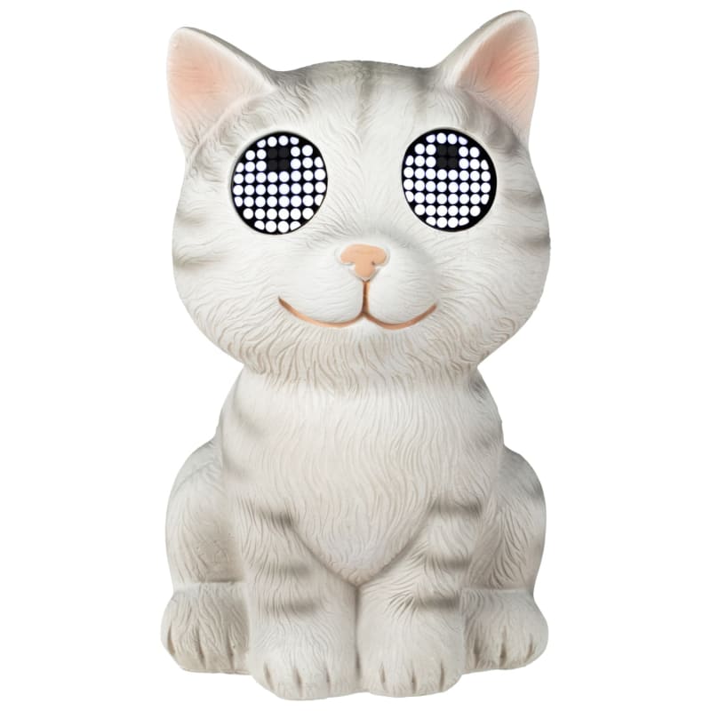 Solar Powered Cat Ornament with Moving Eyes | Garden | B&M