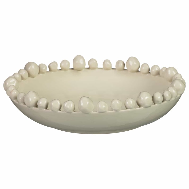 Raw Beauty Bobble Edge Ceramic Bowl | Decorative Accessories | B&M