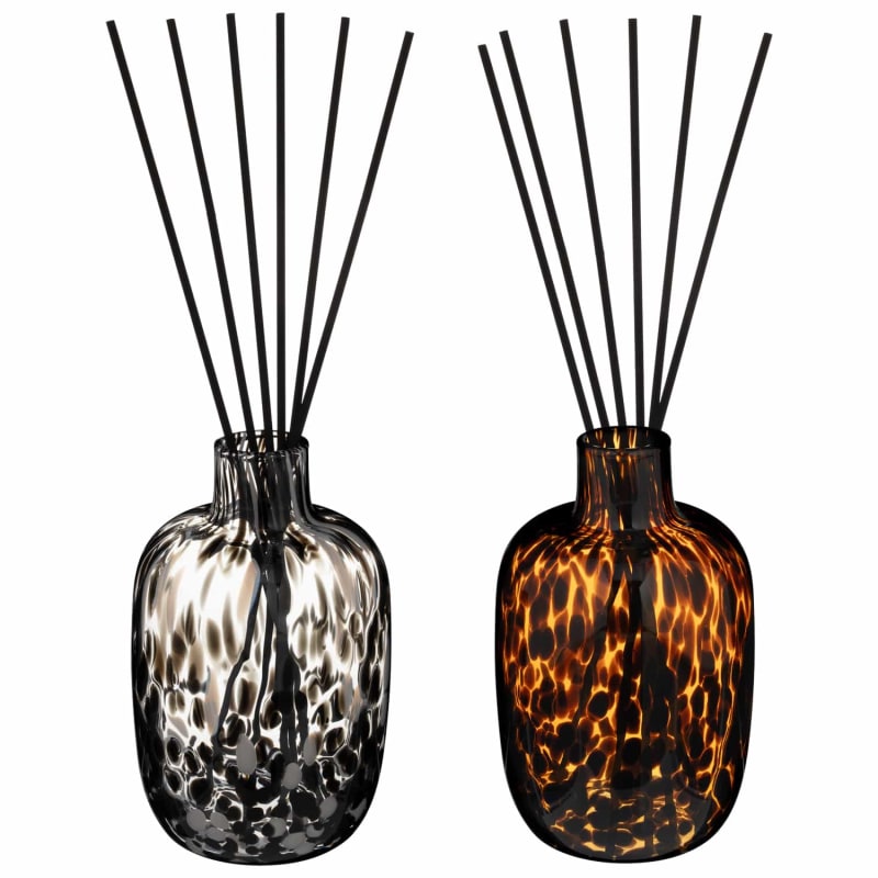 Blown Glass Reed Diffuser 100ml - Amber | Diffuser | B&M
