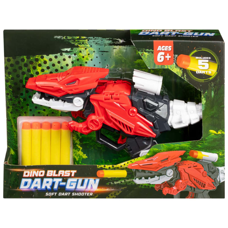 Dino Blast Dart Gun - Assorted | Action Toys | B&M