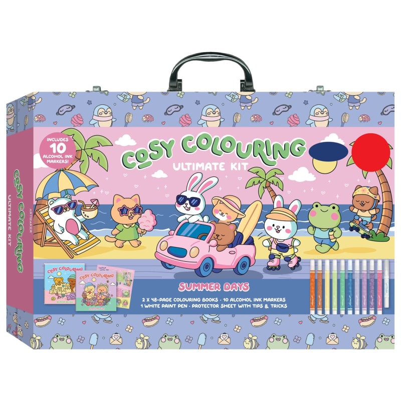 Cosy Colouring Ultimate Kit - Summer Days | Arts and Crafts | B&M