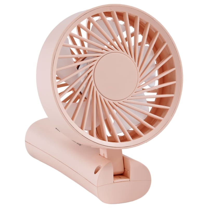 Blaupunkt Premium Rechargeable Handheld Fan - Pink | Fans | B&M