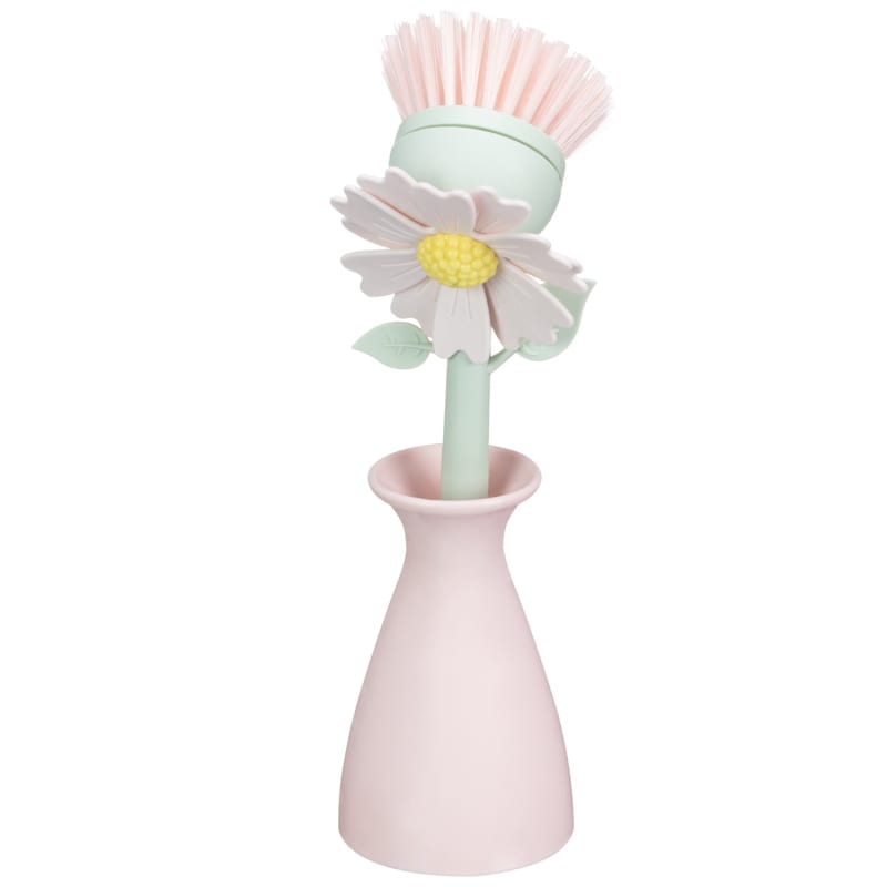 Daisy Dish Brush in Stand | Washing Up & Accessories | B&M