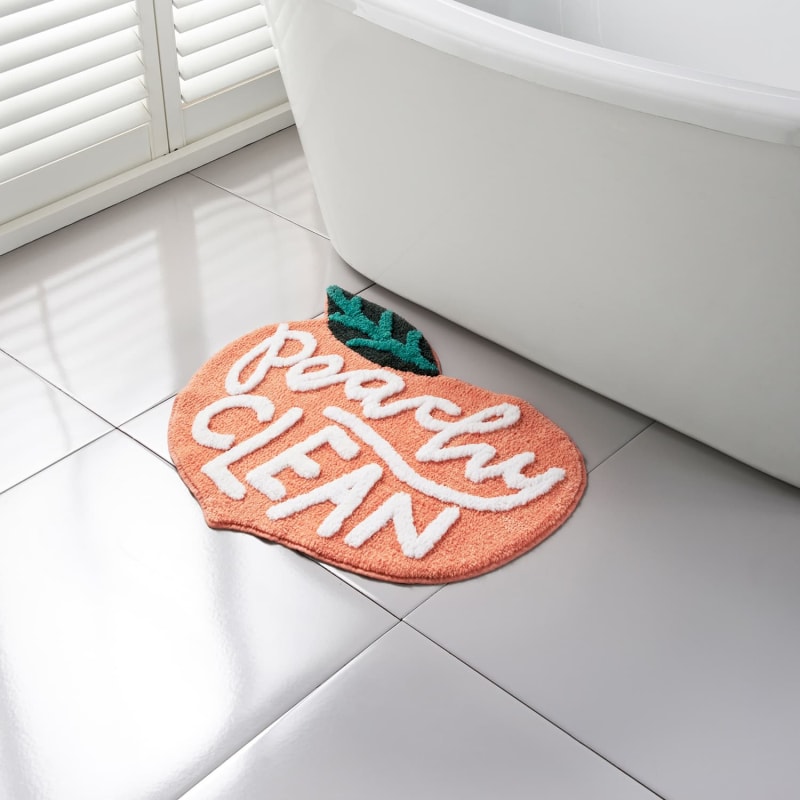Peachy Clean Bath Mat