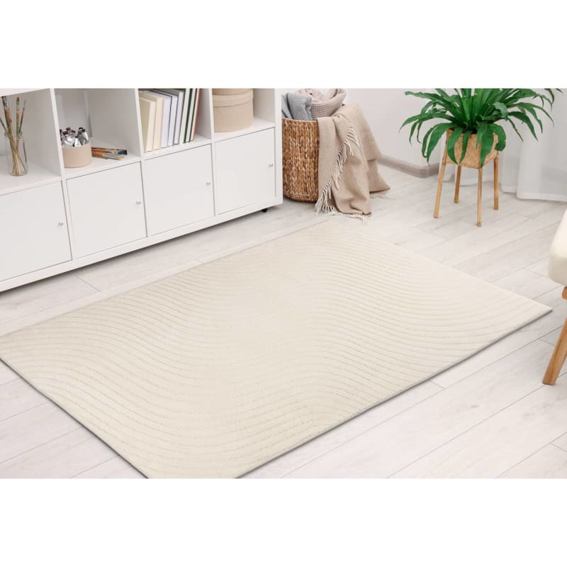 Loren Rug 130 x 210cm - Cream | Rugs | B&M