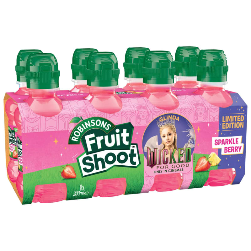 Robinsons Fruit Shoot Wicked Glinda 8 x 200ml | Soft Drinks | B&M
