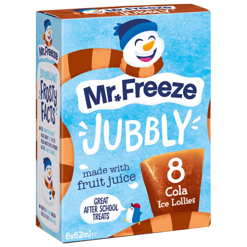 Mr Freeze Jubbly Ice Lollies 8pk | Ice Lollies - B&M