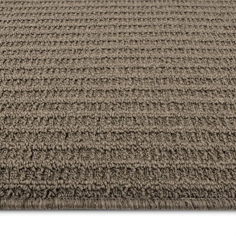 Buddy High Low Textured Runner - Mocha | Doormats | B&M