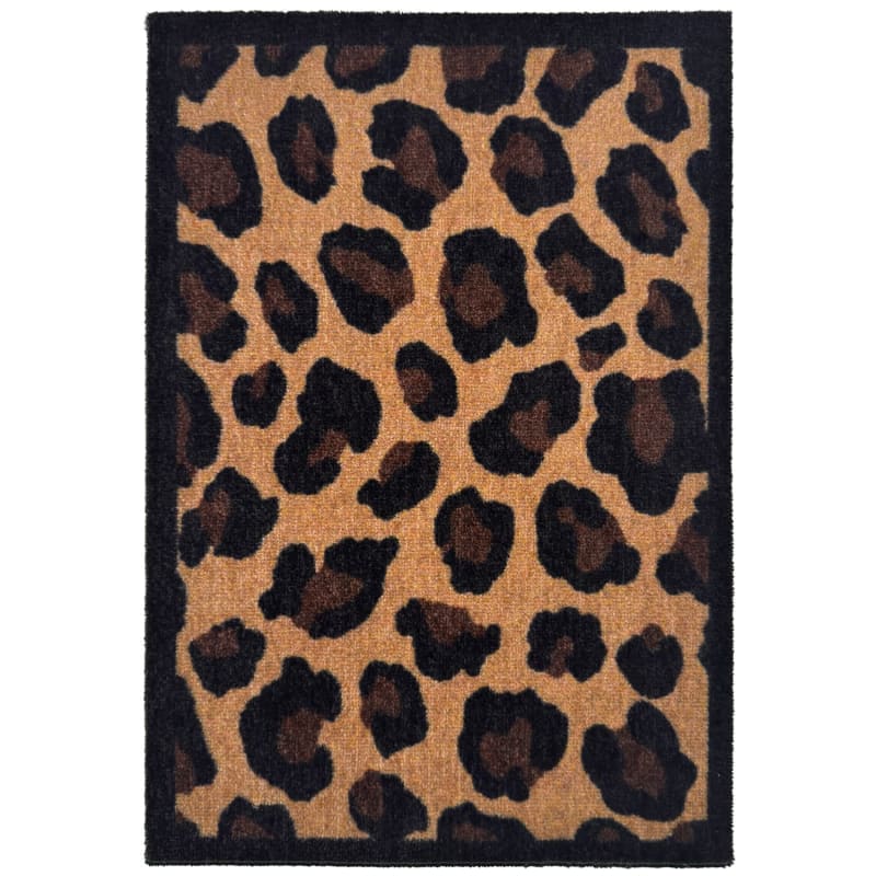 Buddy Leopard Print Doormat | Doormats | B&M
