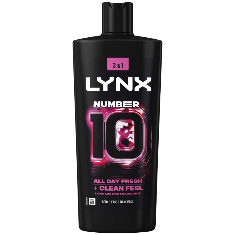 Lynx FIFA 3-in-1 Shower Gel 700ml - Number 10 | Shower Gels | B&M
