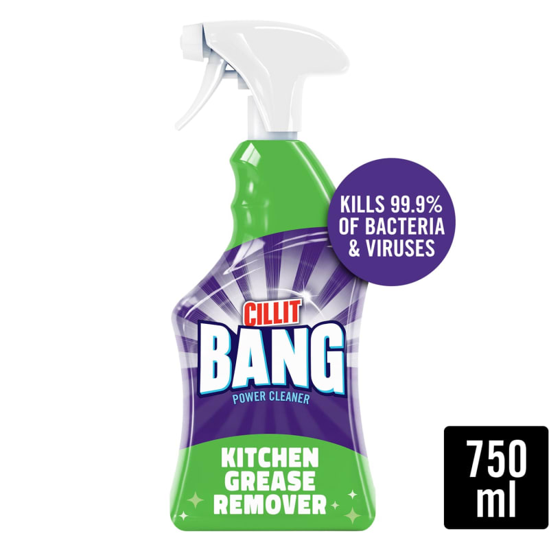Cillit Bang Kitchen Grease Remover 750ml | Cleaning Sprays | B&M