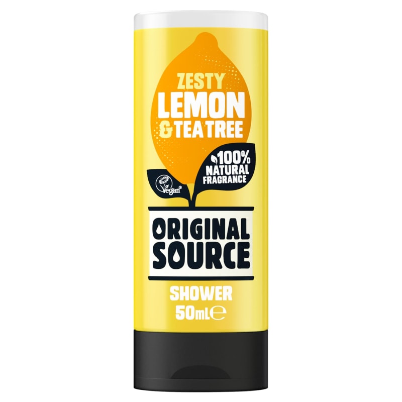 Original Source Shower Gel 50ml - Zesty Lemon & Tea Tree | B&M Store