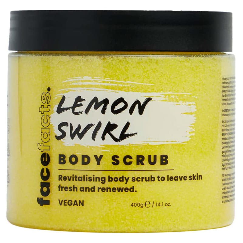 Face Facts Body Scrub 400ml - Lemon Swirl | Bodycare | B&M