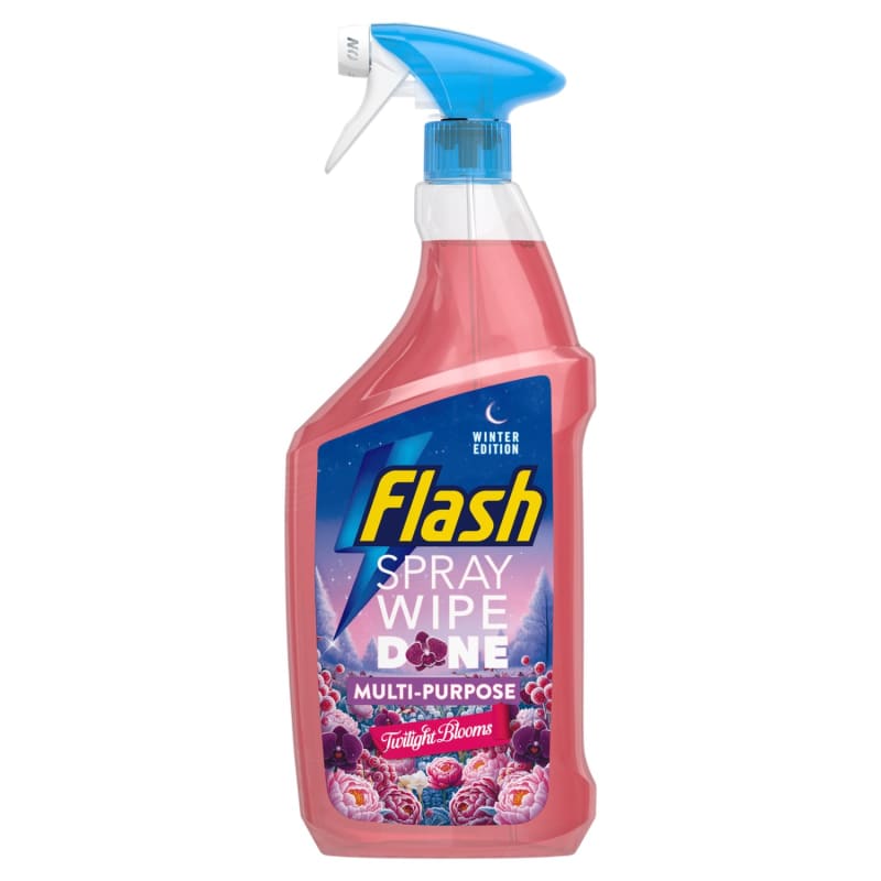 Flash Spray Wipe Done 800ml Twilight Blooms | B&M