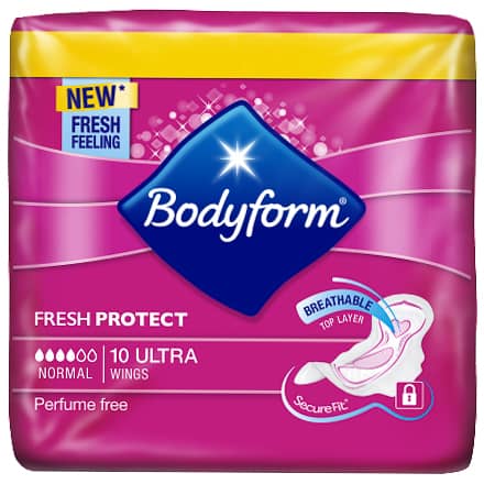 Bodyform Ultra Normal 10pk | Health & Wellbeing - B&M