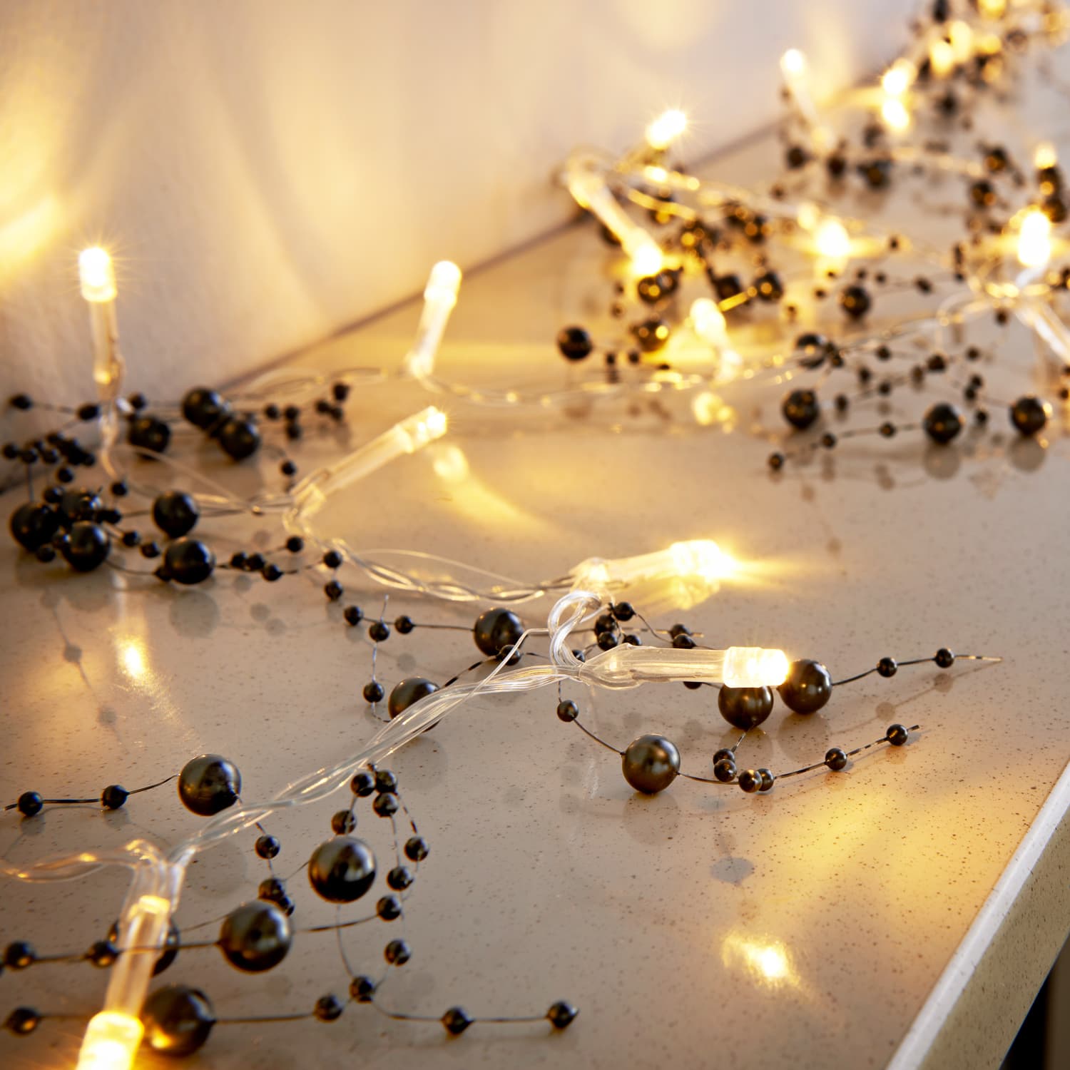 Pearl String Christmas Lights