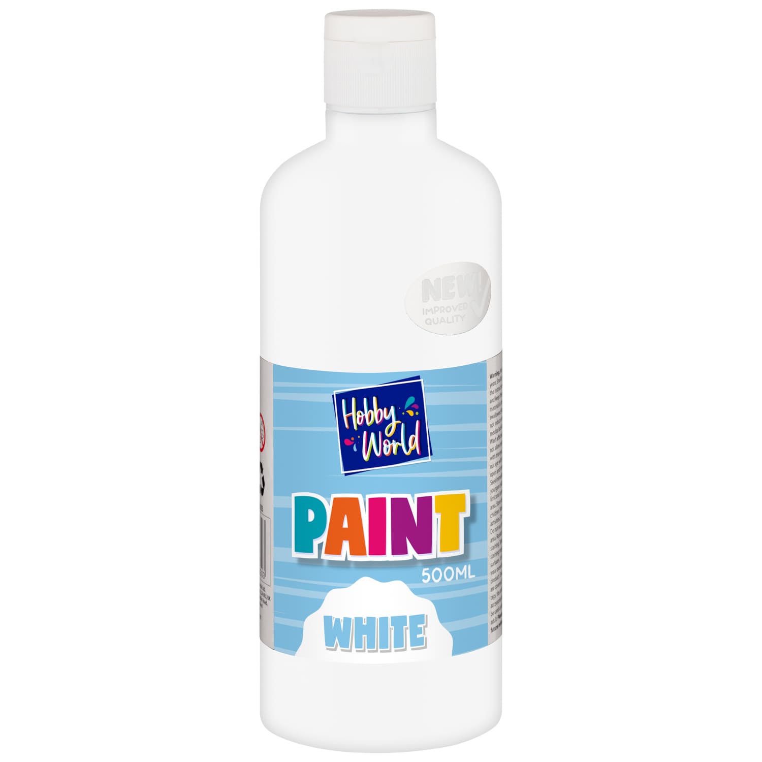Paint 500ml - White | Arts & Crafts Toys - B&M Stores