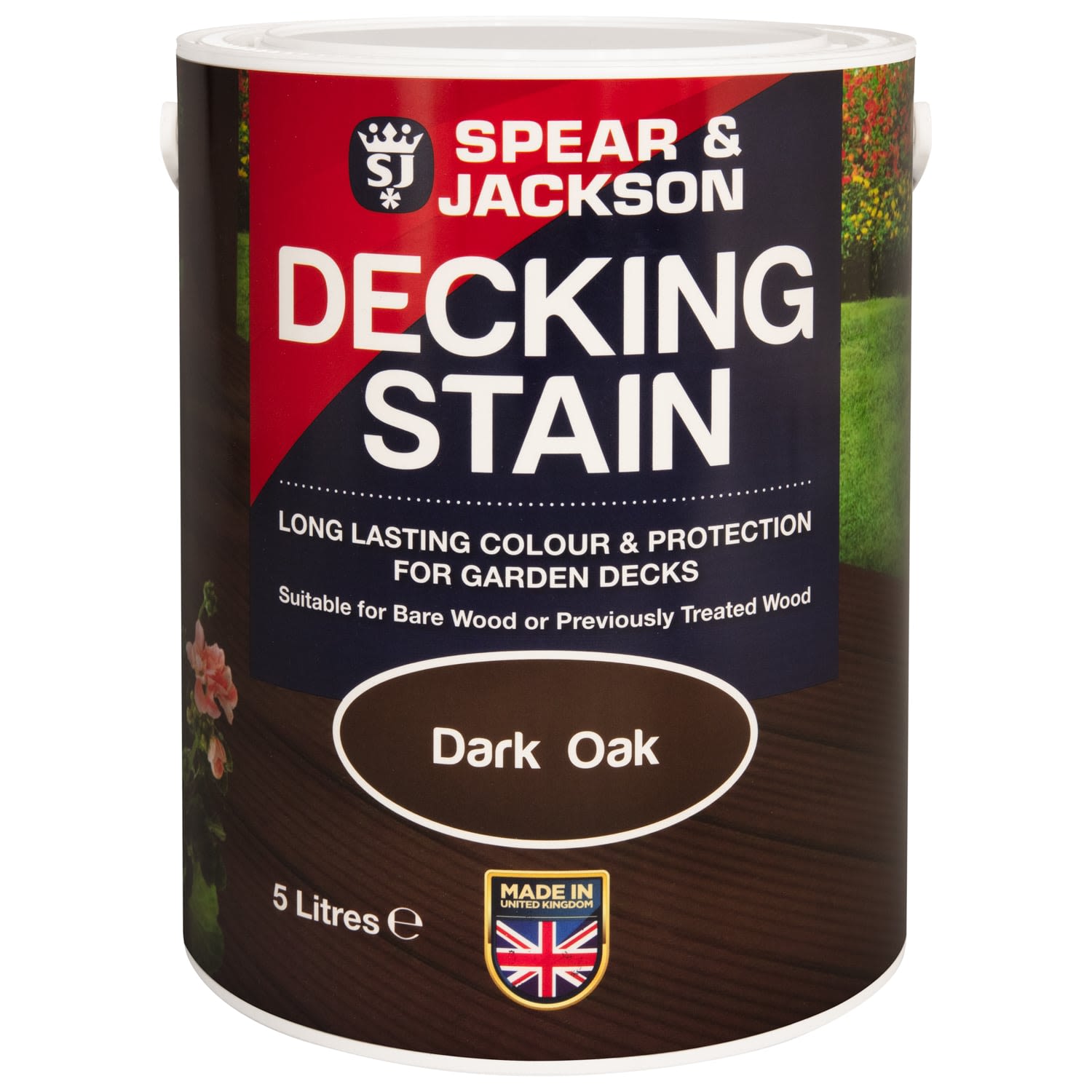 Offer BMStores Spear & Jackson Decking Stain 5L - Dark