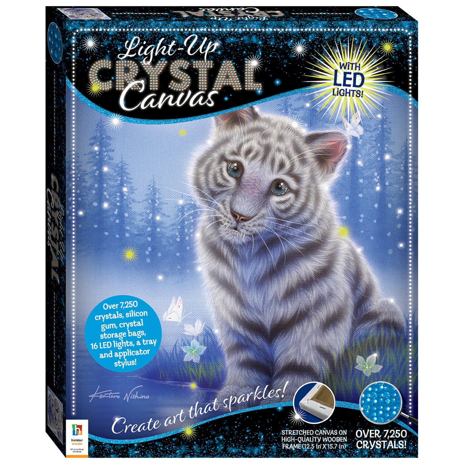 Offer BMStores Light Up Crystal Canvas - Tiger BMStores