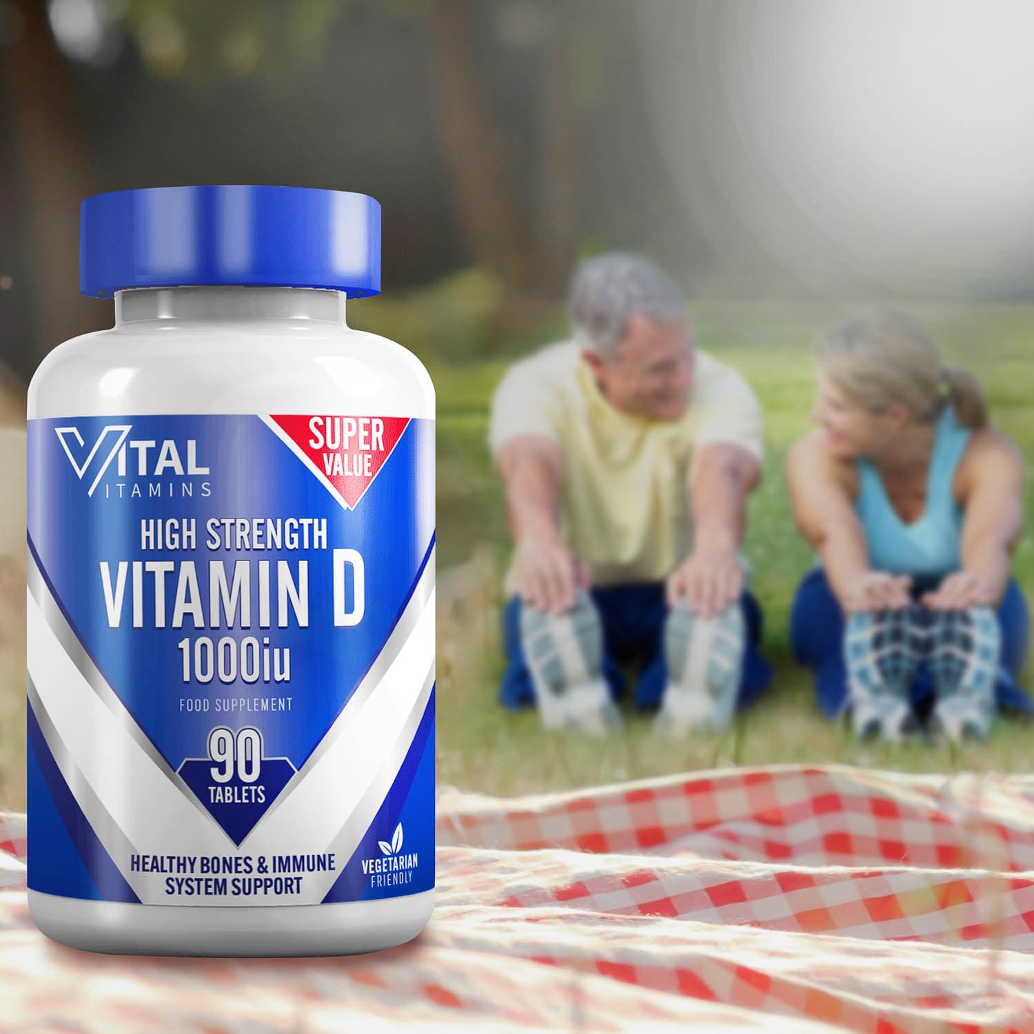 Vital Vitamins Vitamin D 1000iu 90pk l Vitamins - B&M