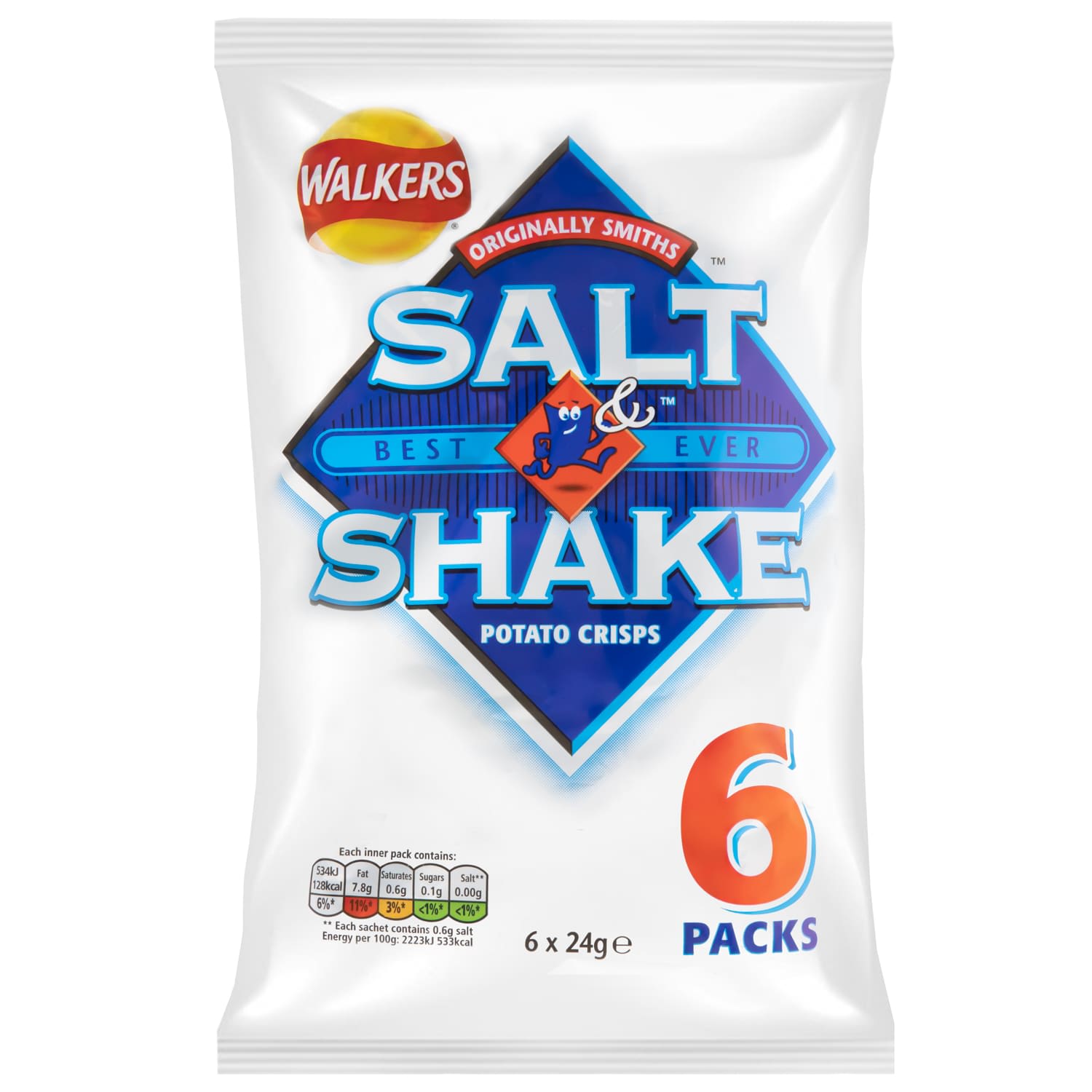 Offer BMStores Walkers Salt Shake Potato Crisps 6pk Offer BMStores Walkers Salt Shake Potato Crisps 6pk
