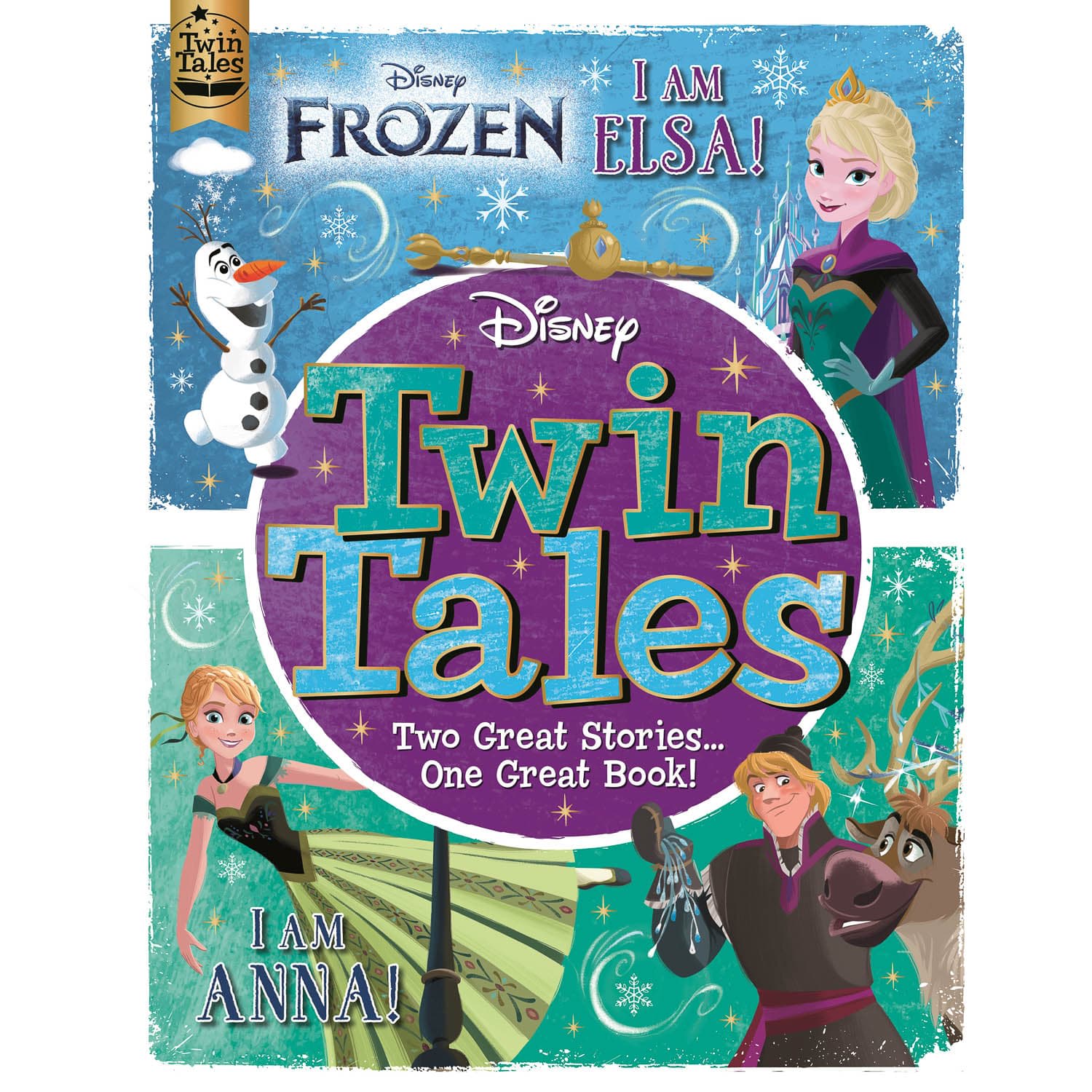 Offer BMStores Disney Twin Tales Book - Frozen BMStores