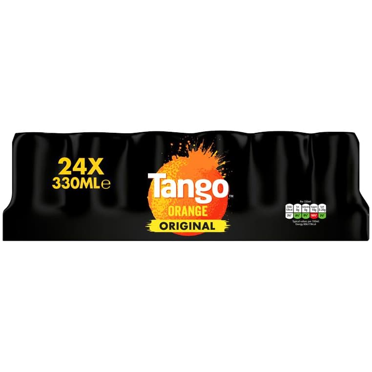 Tango Original Orange 24 x 330ml | Soft Drinks - B&M Stores