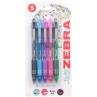 Zebra Z-Grip Smooth Ballpoint Pens Assorted 5pk | Stationery - B&M
